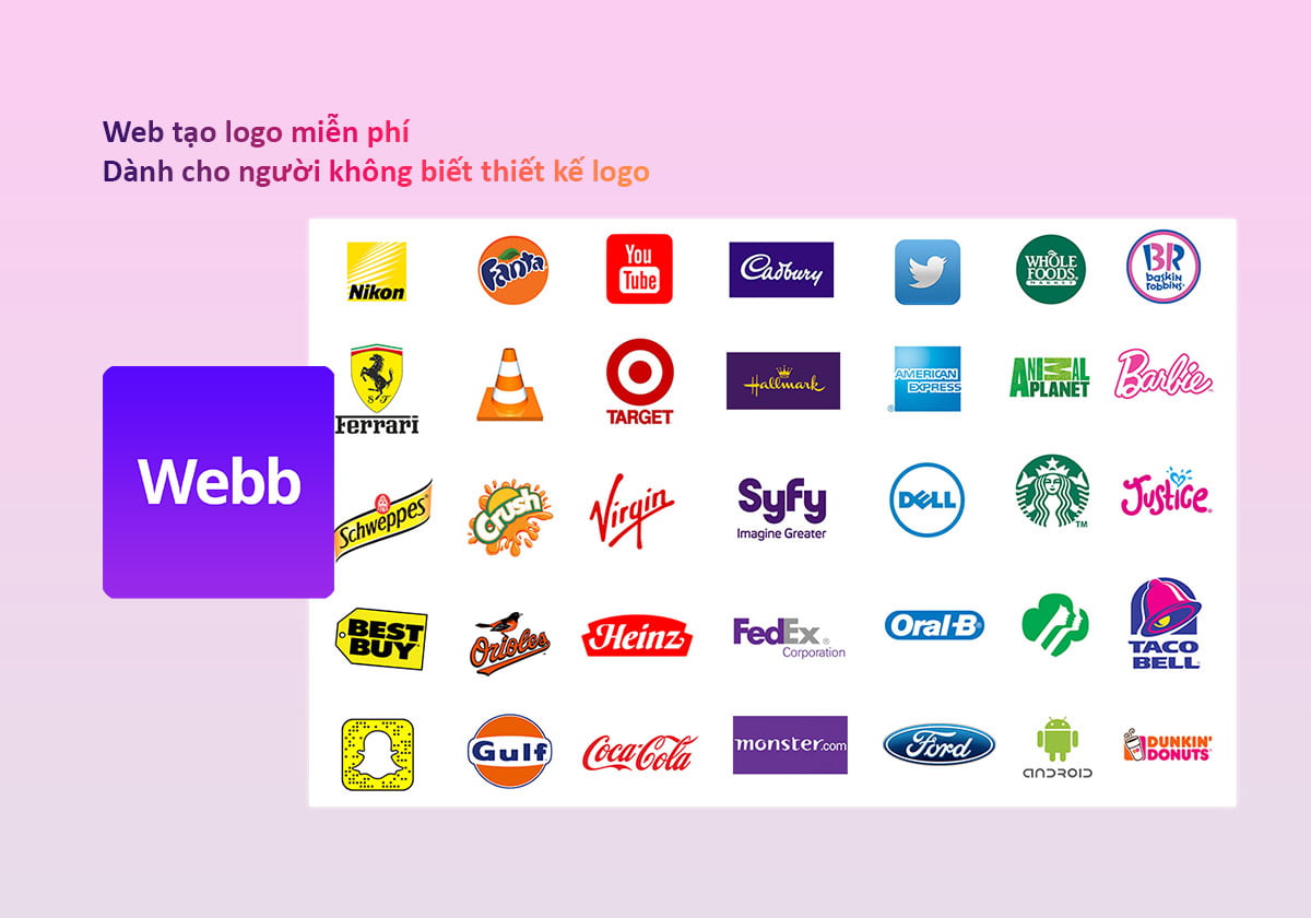 Web tạo logo miễn phí - Dành cho người không biết thiết kế